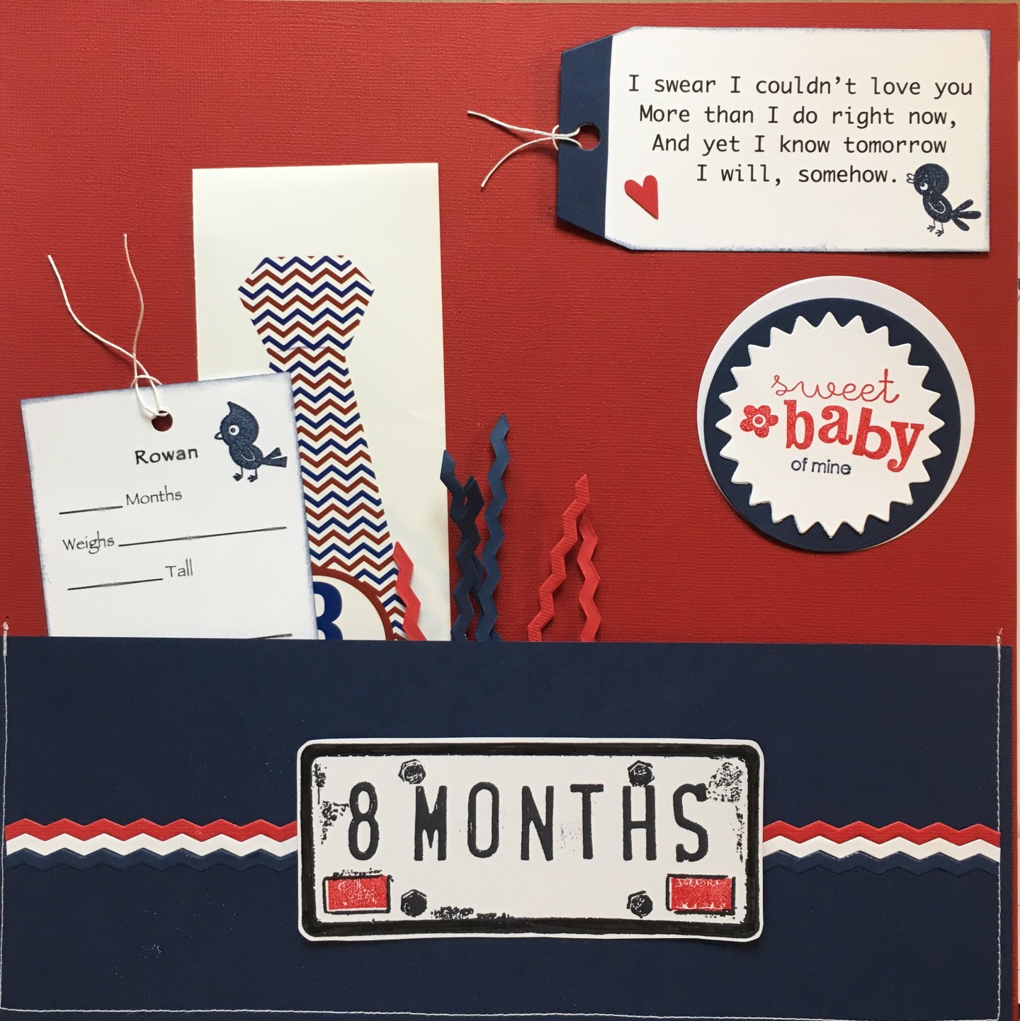 Rowan’s 1st Year Scrapbook – It's a Wonderful Life!